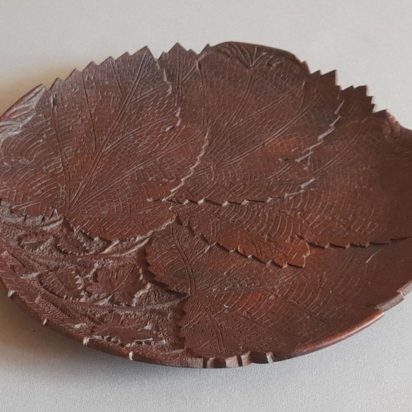Wooden Leaf Plate - Etsy