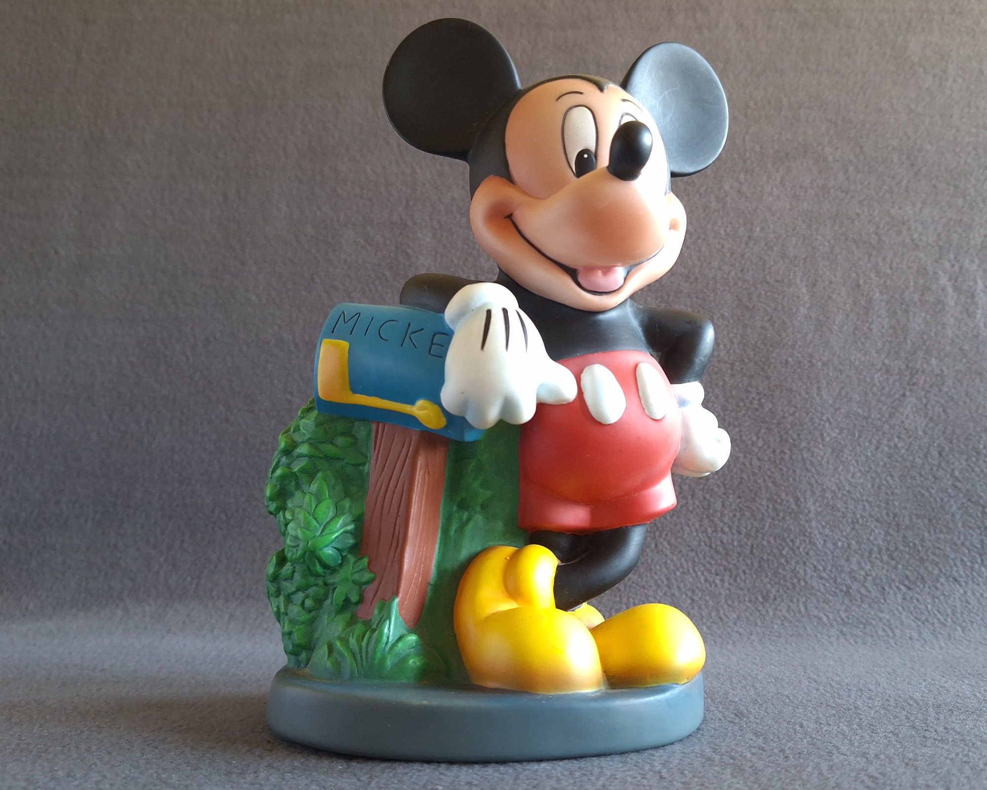 Vintage Mickey Mouse Money Box - Etsy