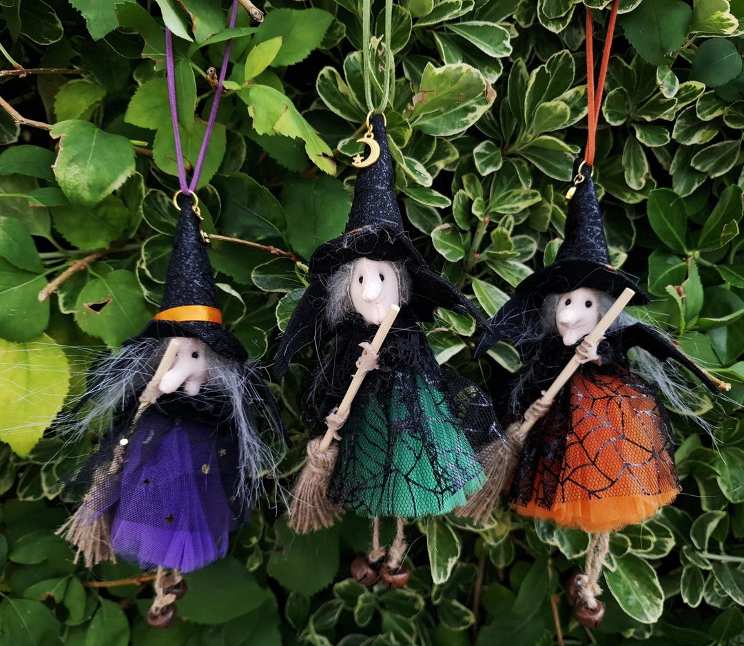 Elder Witch Ornament – Handmade Hanging Halloween Decoration | Agatha ...