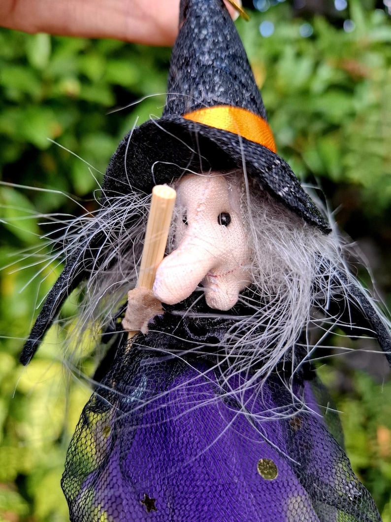 Elder Witch Ornament – Handmade Hanging Halloween Decoration | Agatha ...