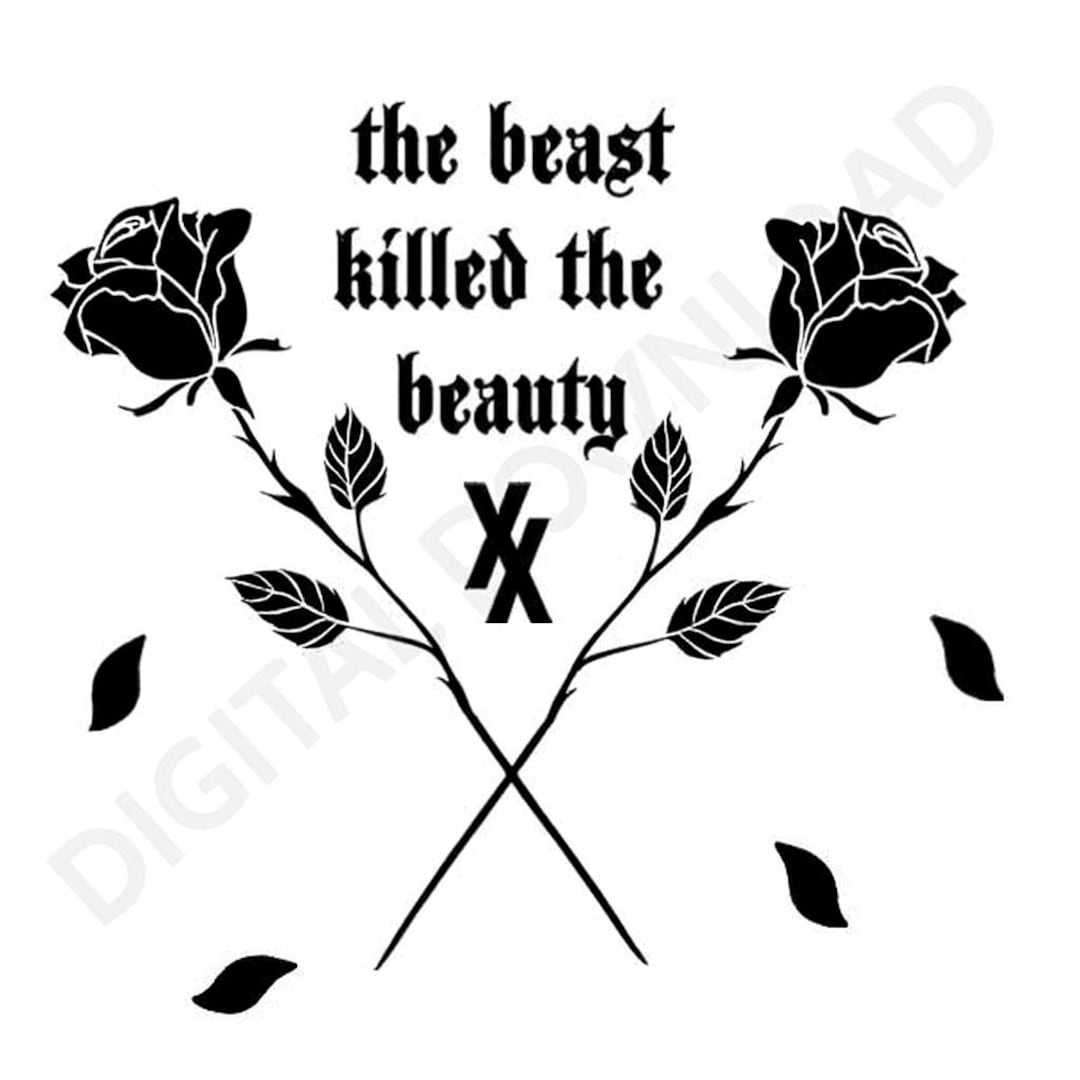 MGK SVG JPG | Cricut Cut File | Dark Floral - Etsy