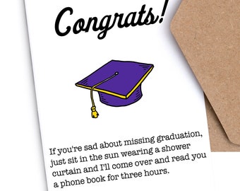 Graduation Card Funny Irreverent do Epic Shit | Etsy