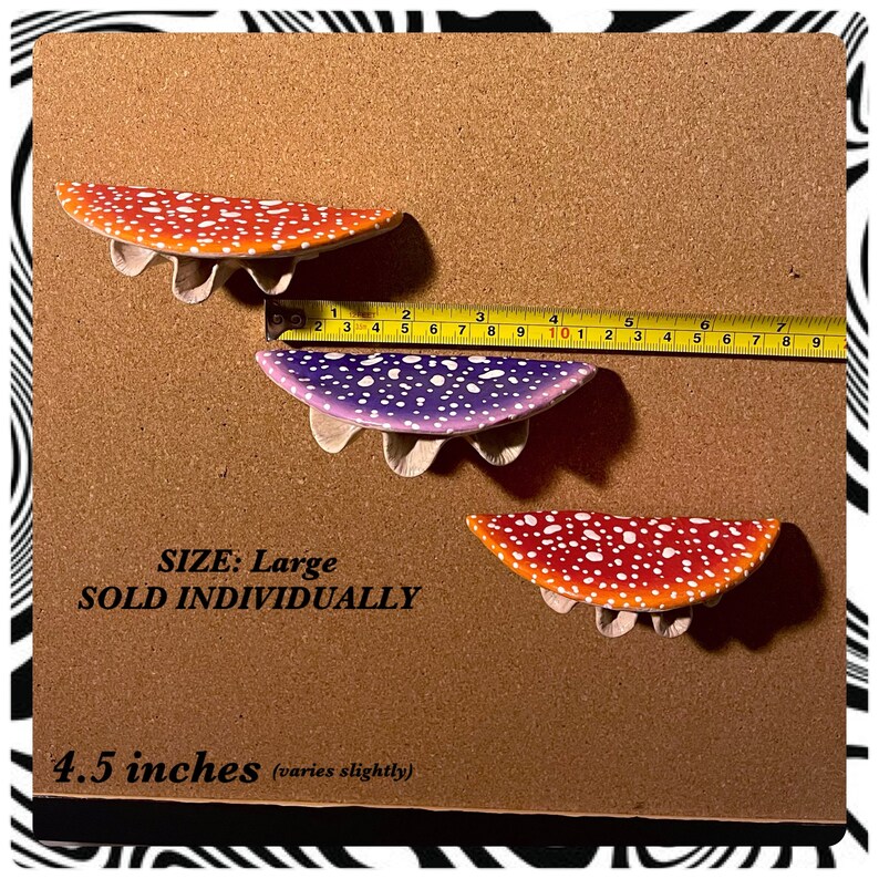 Handcrafted Floating Mushroom Shelf Decor Display Etsy