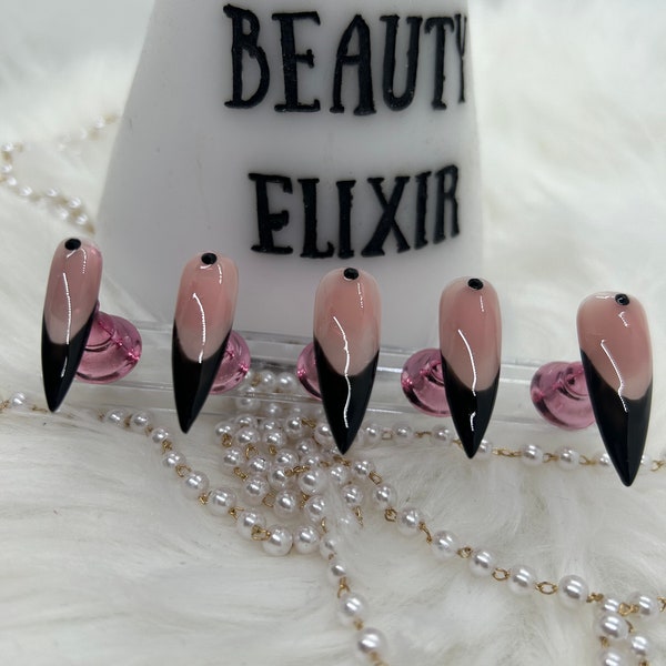 French Tip Nails - Etsy