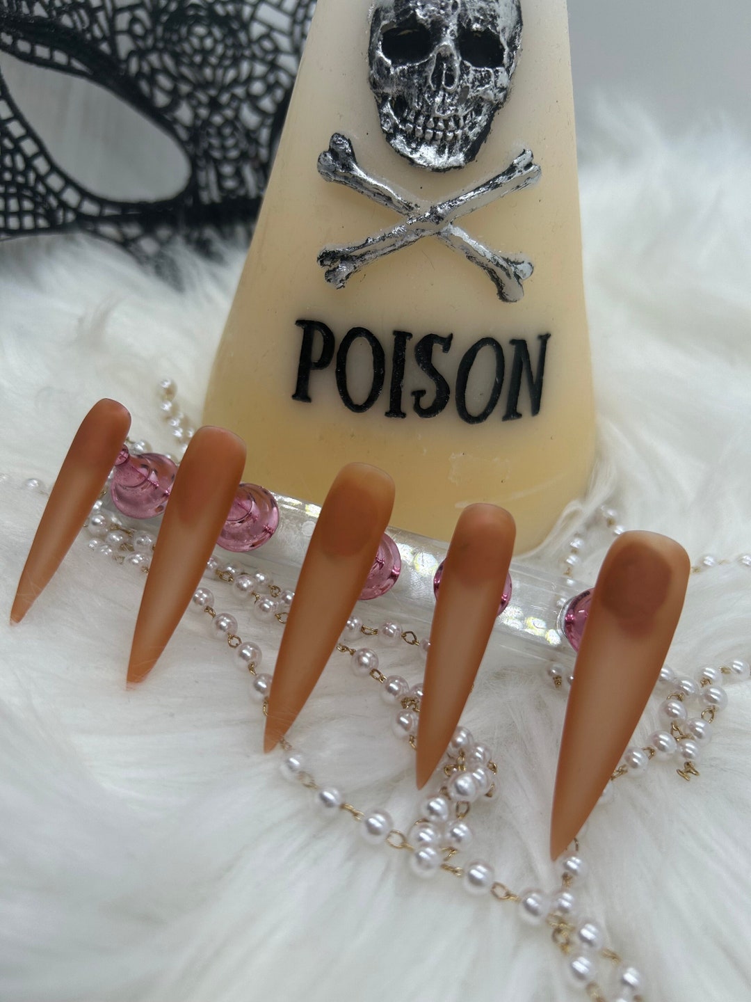 Wretched Wolf-brown Matte Werewolf Nails Brown Jelly Luxury Gel Press ...