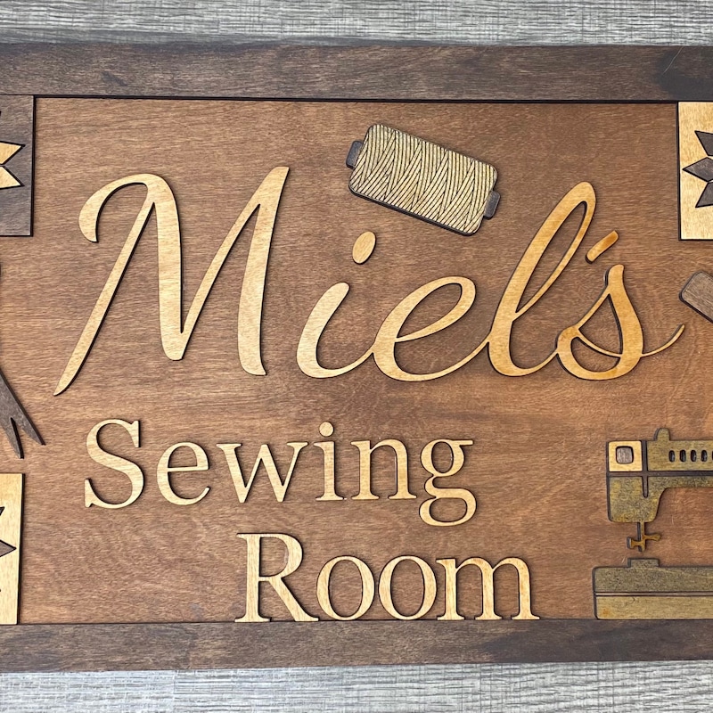Quilt Room Sign - Etsy