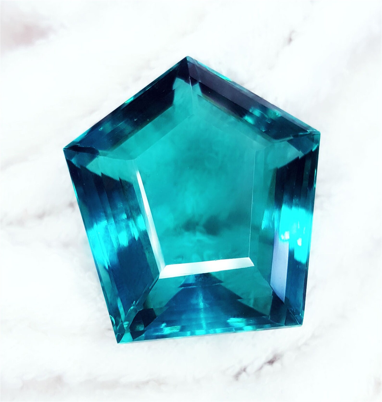 Loose Gemstone Certified Unique Pentagon Shape Tourmaline | Etsy