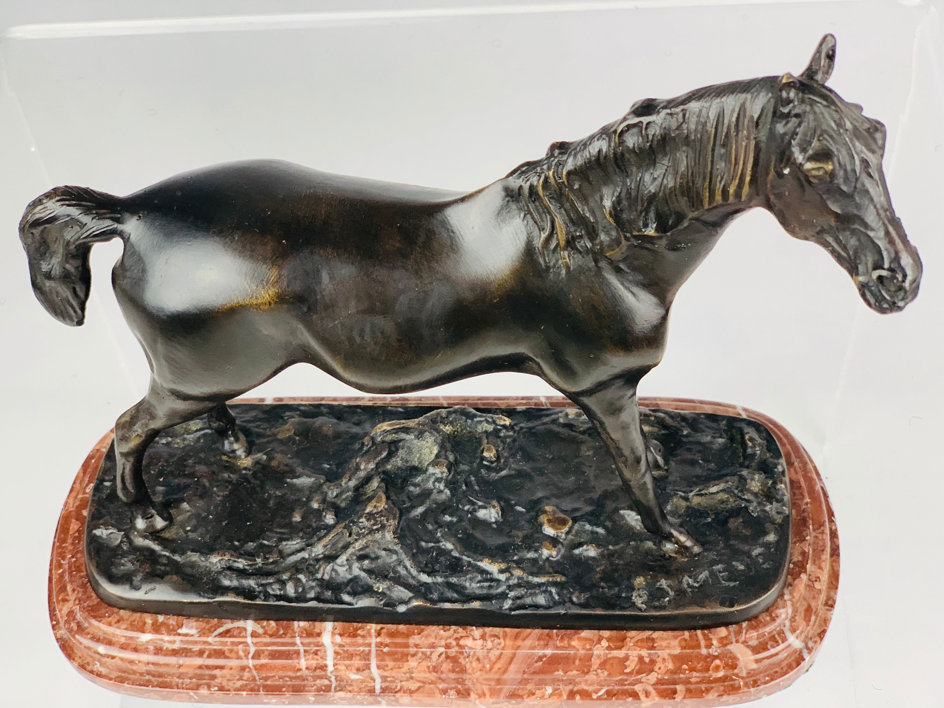 After Pierre Jules Mene Horse Bronze Sculpture Stallion - Etsy
