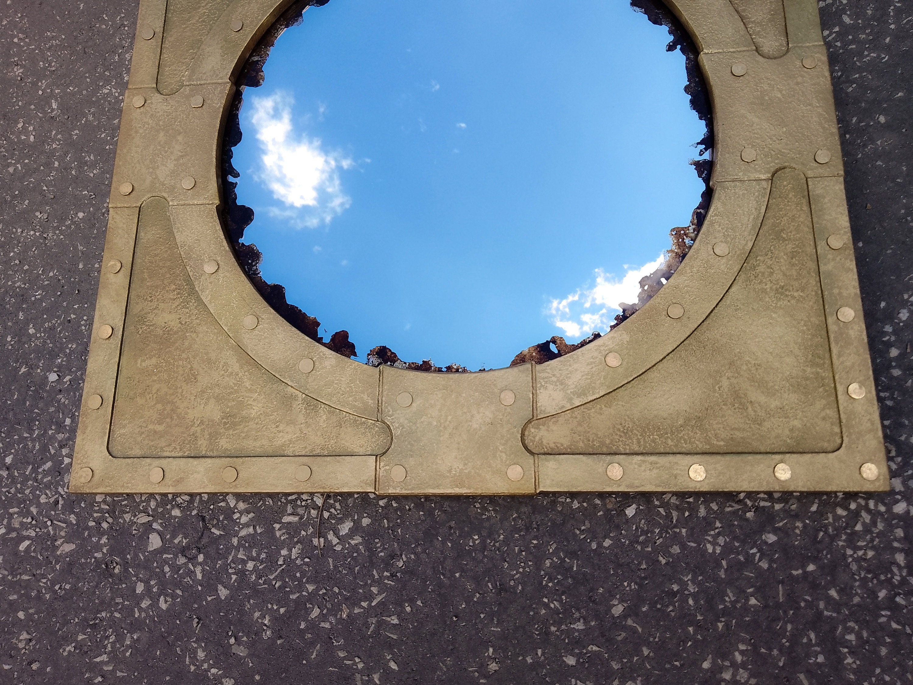 Steampunk Mirror/small Steampunk Mirror/small Wall Mirror/antique ...