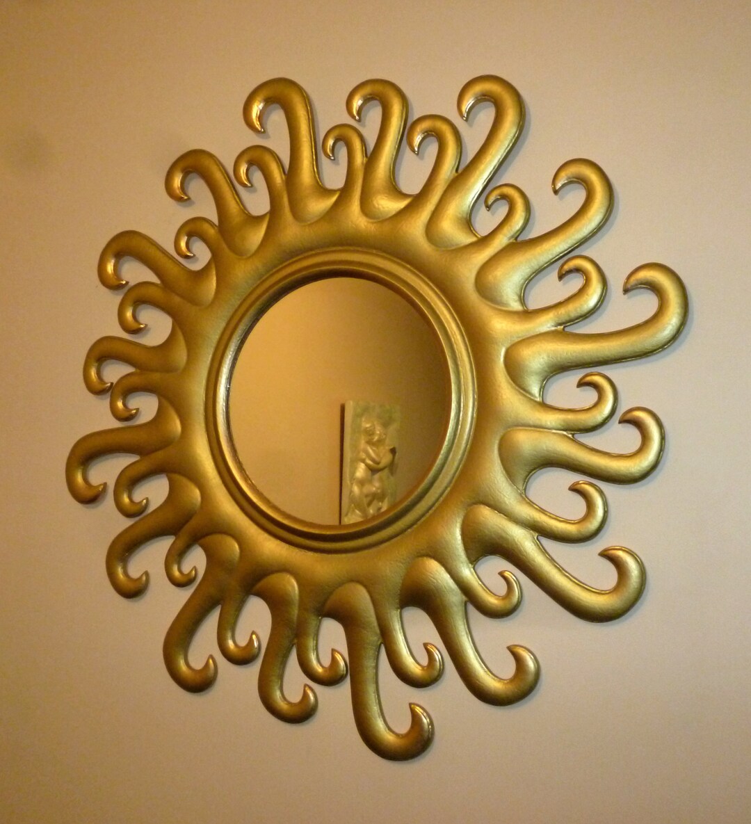 Octopus Mirror/gold Mirror/rustic Mirror/bathroom Mirror/funky Mirrors ...