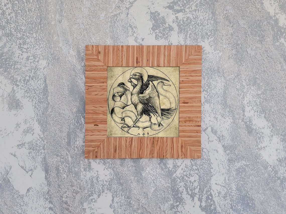 Plywood Frame/picture Frame/vintage/retro/rustic Picture - Etsy