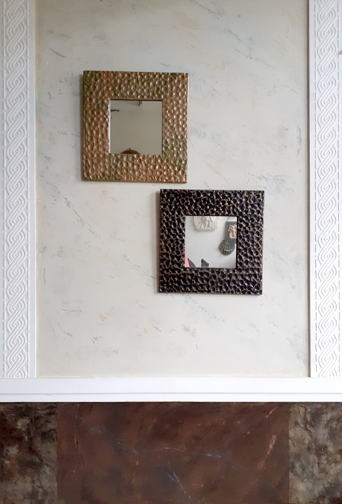 Forged Bronze Mirror/framed Mirrors/bathroom Mirror/mdf Wall Mirror ...
