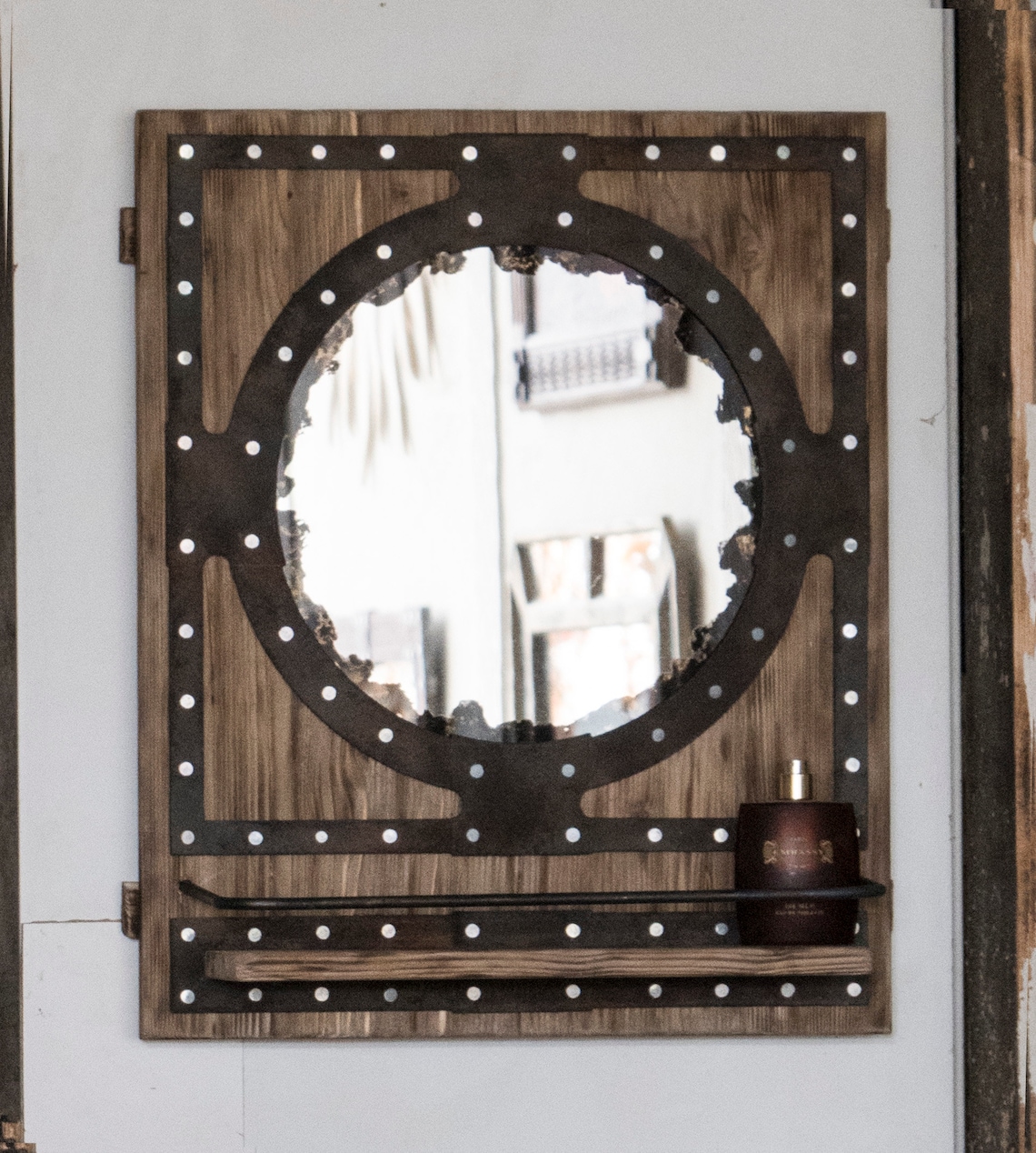 Exclusive Steampunk Mirror/steampunk Mirror With Shelf/small Wall ...
