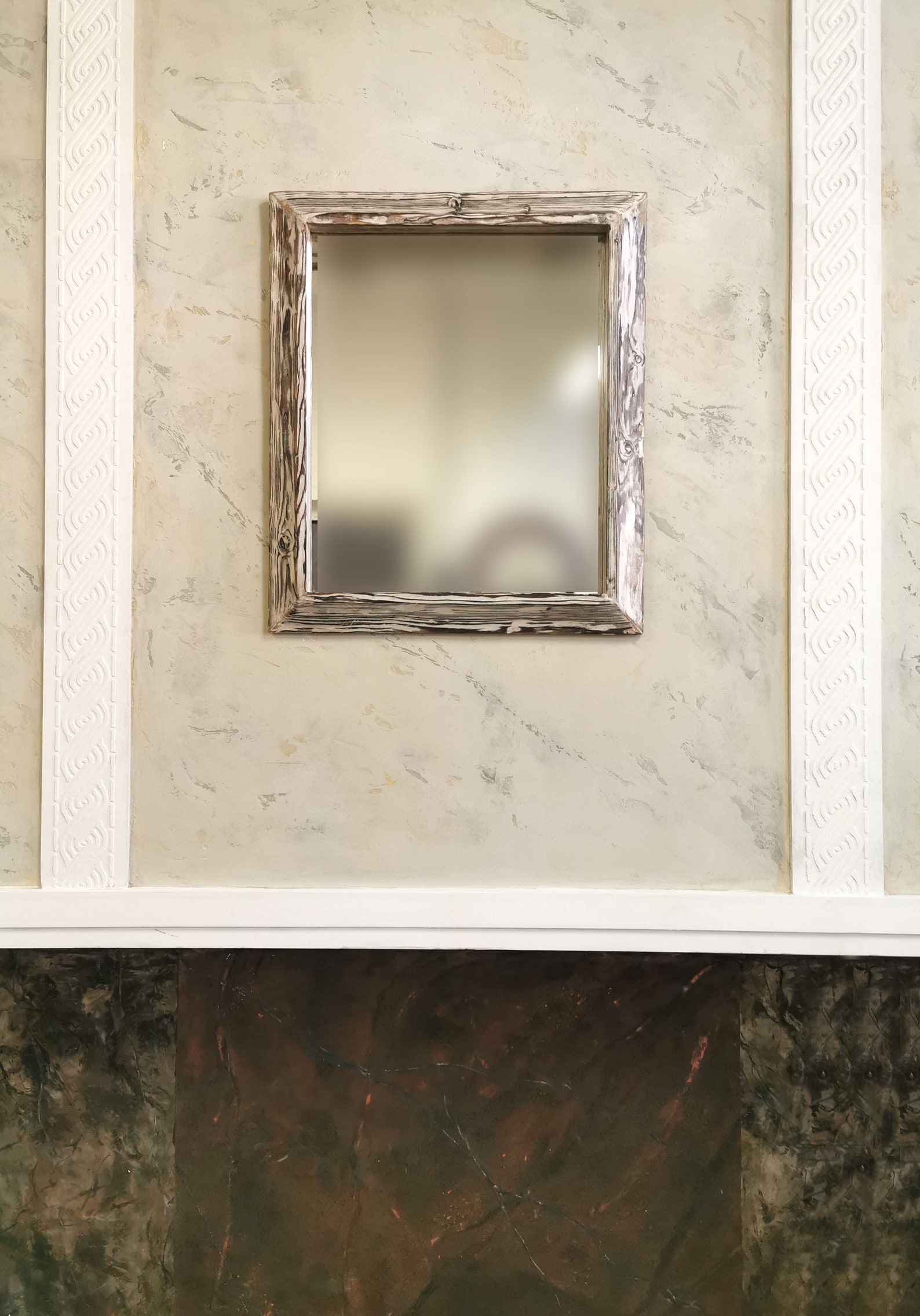 Ash Mirror/rustic Mirror/bathroom Mirror/rustic Wall - Etsy