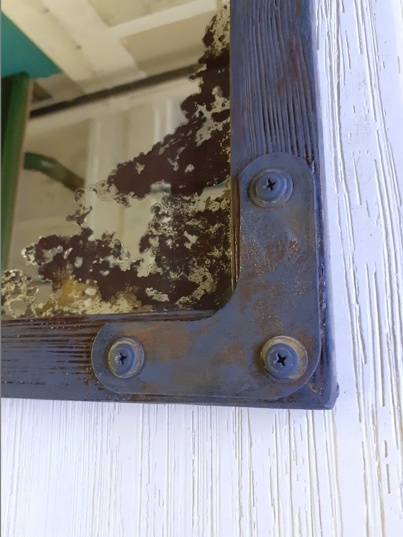 Antique Mirror/Rustic Mirror/Bathroom Mirror/Rustic Wall | Etsy