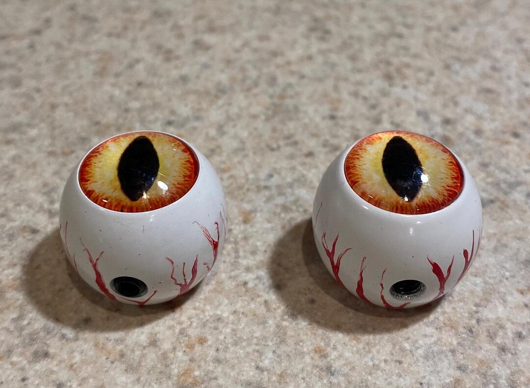Hand Painted Eyeball Guitar Knob (pair) - Etsy