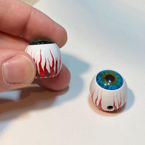 Hand Painted Eyeball Guitar Knob (pair) - Etsy