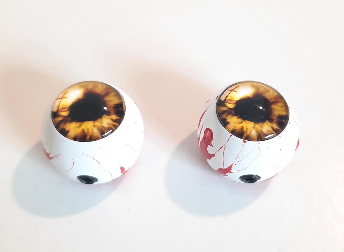 Hand Painted Eyeball Guitar Knob (pair) - Etsy