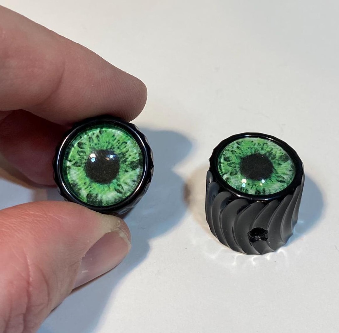 Green Iris Guitar Knob (pair) - Etsy