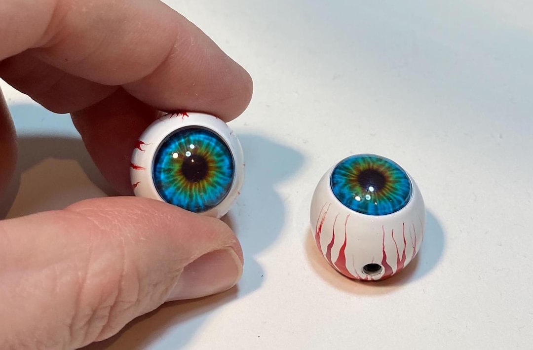 Hand Painted Eyeball Guitar Knob (pair) - Etsy
