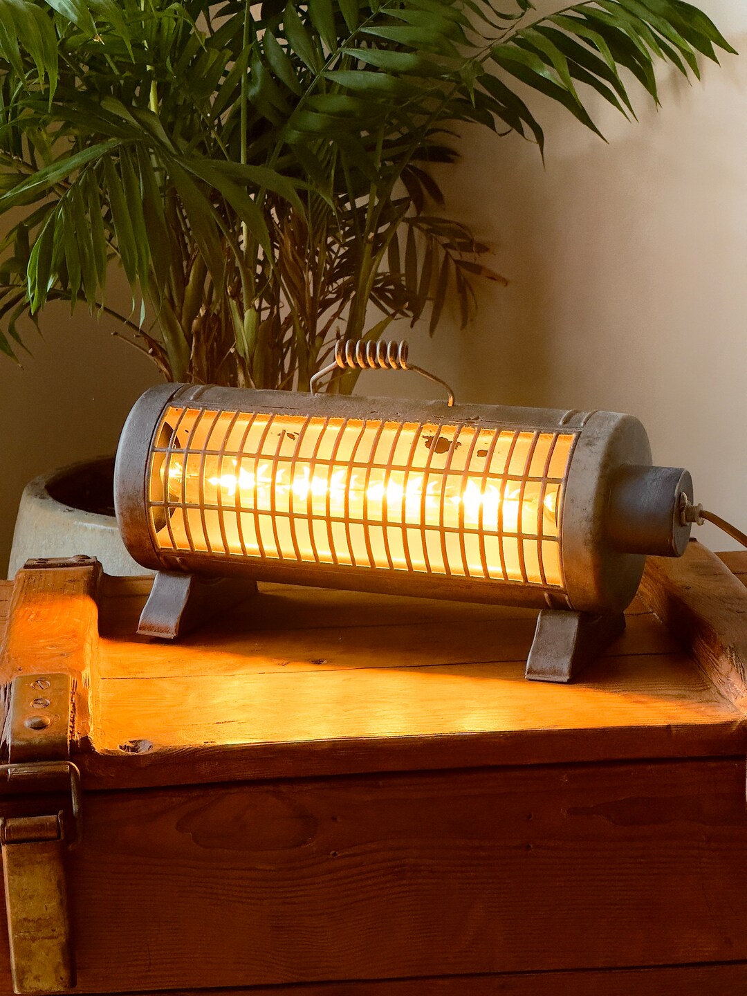 Steampunk Table Lamp | Industrial Edison Light Table Lamp | Handmade ...