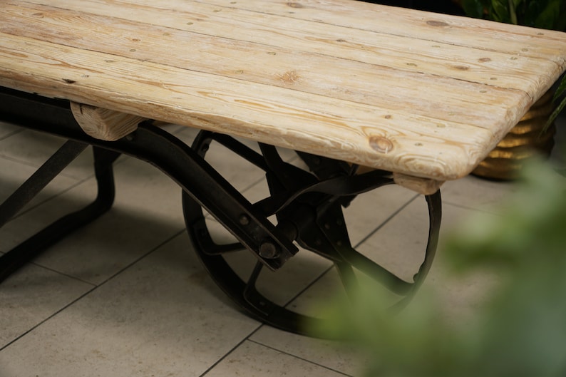 Wheelbarrow Coffee Table | Industrial Coffee Table | Handcrafted ...