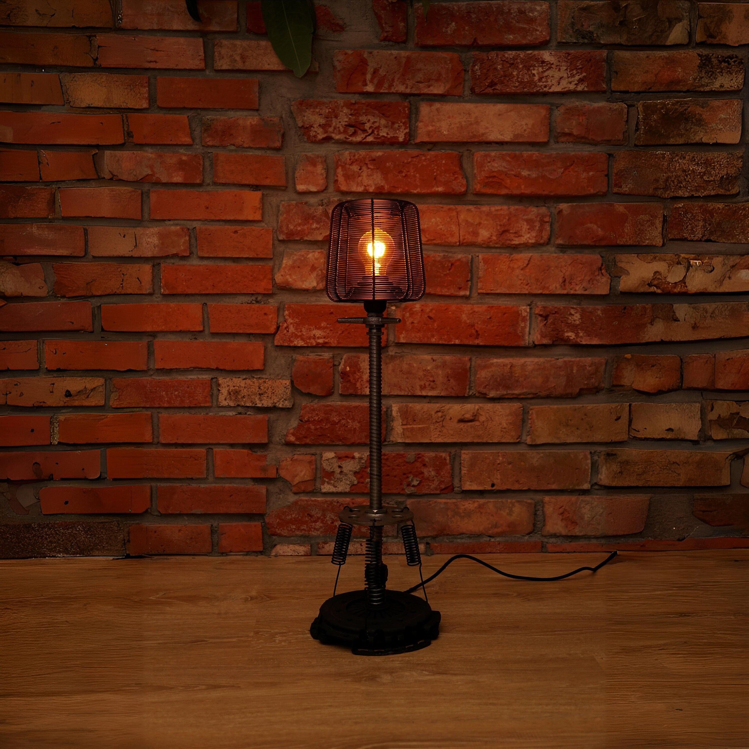 Industrial Standing Lamp | Edison Black Standing Lamp | Upcycled ...
