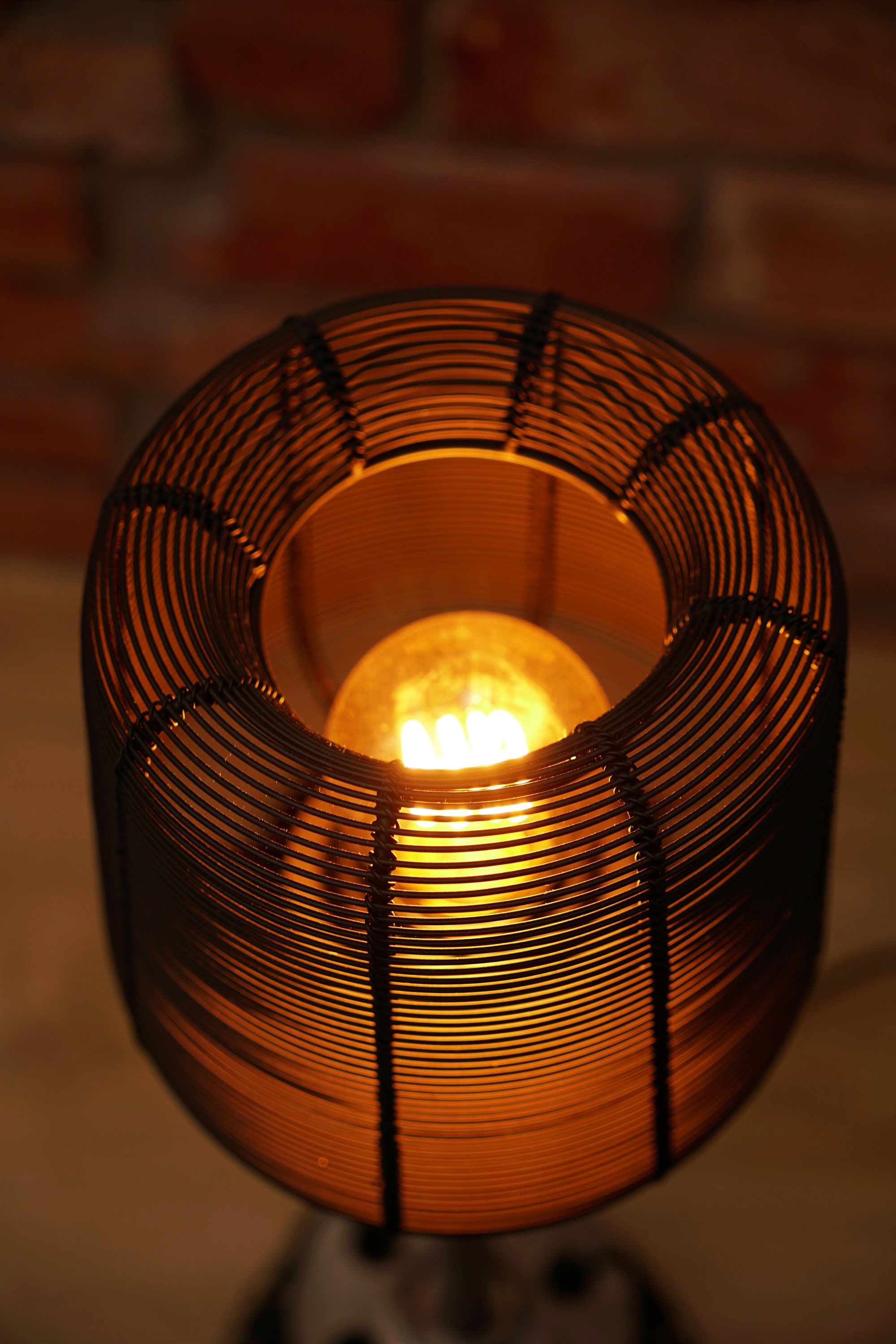 Industrial Standing Lamp | Edison Black Standing Lamp | Upcycled ...
