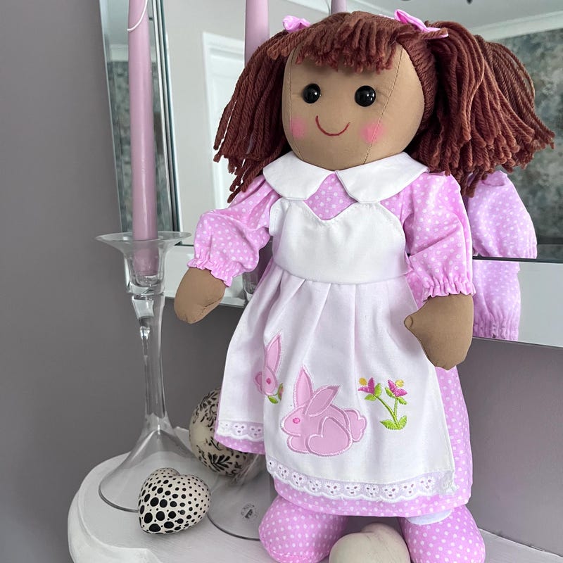 Plush Baby Doll Red Hair - Etsy UK