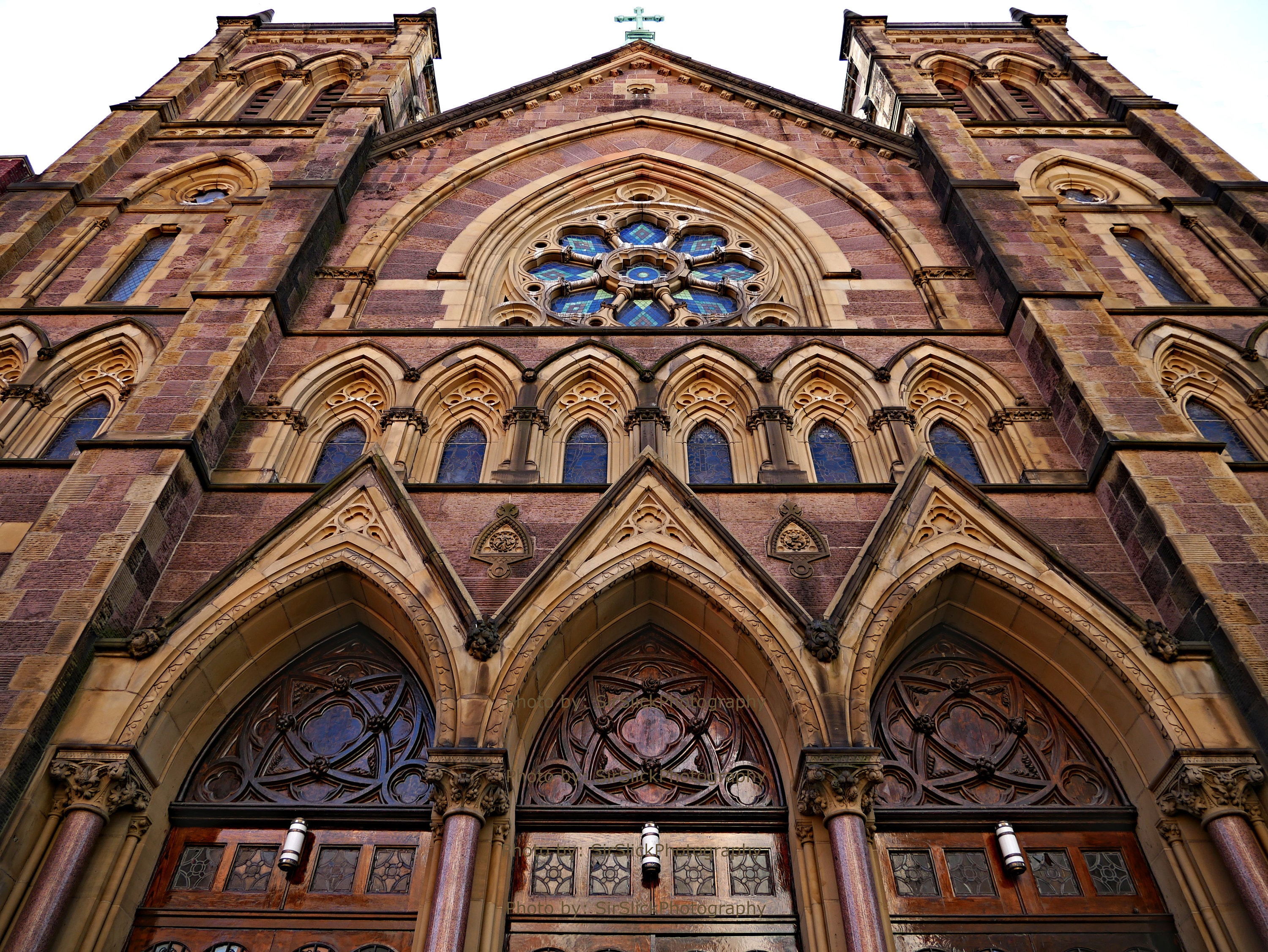 Church Bells Ring / Printable Stained Glass Window Digital Photo, City ...