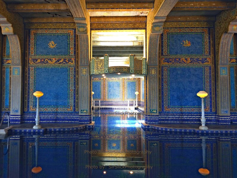 Pool of the Romans / Printable Pool Decor Digital Photo, Home Wall Art ...