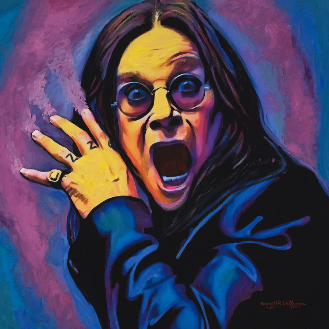 Ozzy Osbourne Qualitätsdruck | Art von Künstler Ken Williams ...