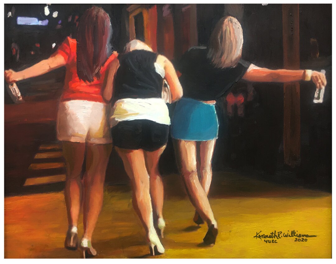 Girls Night Out Art Print by Ken Williams (11x14) - Etsy