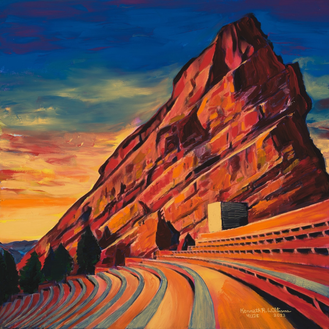 Red Rocks Amphitheater Free Shipping - Etsy