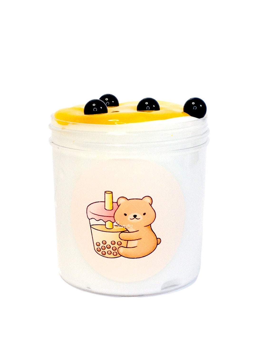 Honey Bear Boba Slime Kit | Etsy