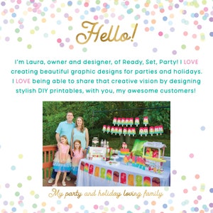 Popsicle Banner PRINTABLE, Popsicle Party Decorations, Ice Pop Garland ...