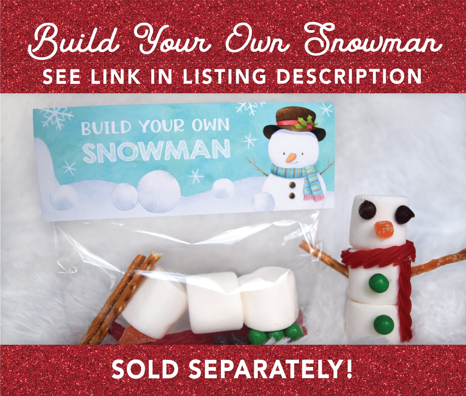 Snowman Soup Treat Bag Topper PRINTABLE, Snowman Soup Gift Tag Label ...