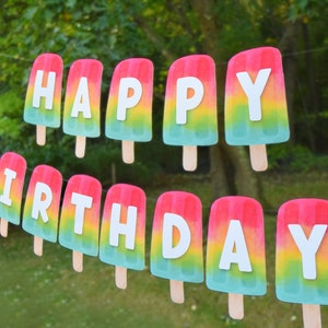 Popsicle Party Decorations PRINTABLE Package, Popsicle Birthday Party ...