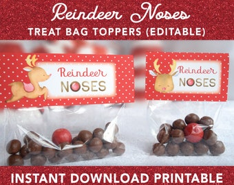 Reindeer Noses Bag | Etsy