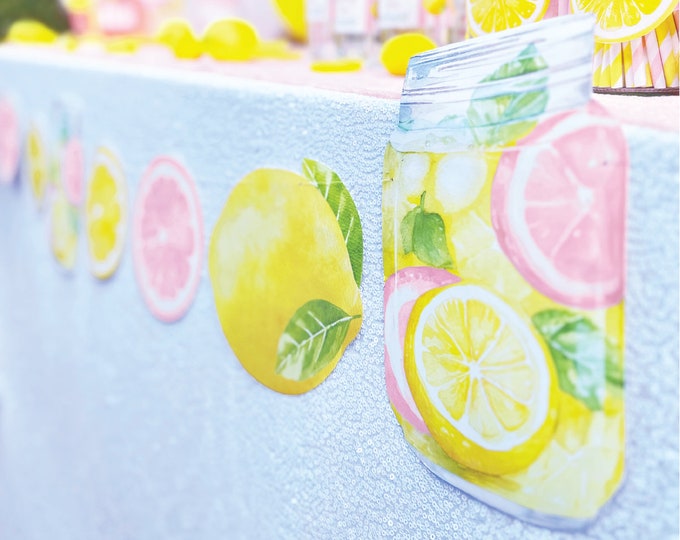 Pink Lemonade Welcome Sign PRINTABLE, Lemonade Birthday Party ...