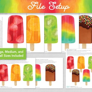 Popsicle Banner PRINTABLE, Popsicle Party Decorations, Ice Pop Garland ...