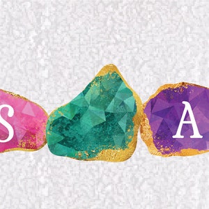 Gemstone Birthday Banner Editable PRINTABLE, "she's A Gem" Bridal Baby ...