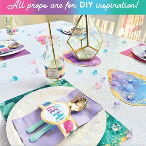 Gemstone Birthday Party Bundle PRINTABLE, "she's A Gem" Birthday Party ...