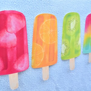 Popsicle Banner PRINTABLE Popsicle Party Decorations Ice Pop - Etsy
