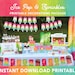 Popsicle Party Decorations PRINTABLE Package, Popsicle Birthday Party ...
