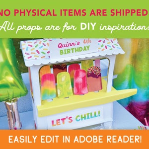 Popsicle Party Decorations PRINTABLE Package, Popsicle Birthday Party ...