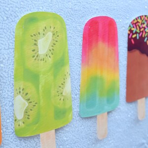 Popsicle Banner PRINTABLE, Popsicle Party Decorations, Ice Pop Garland ...