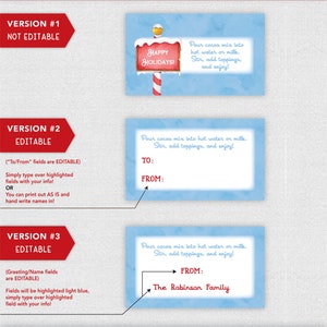 Snowman Soup Treat Bag Topper PRINTABLE, Snowman Soup Gift Tag Label ...