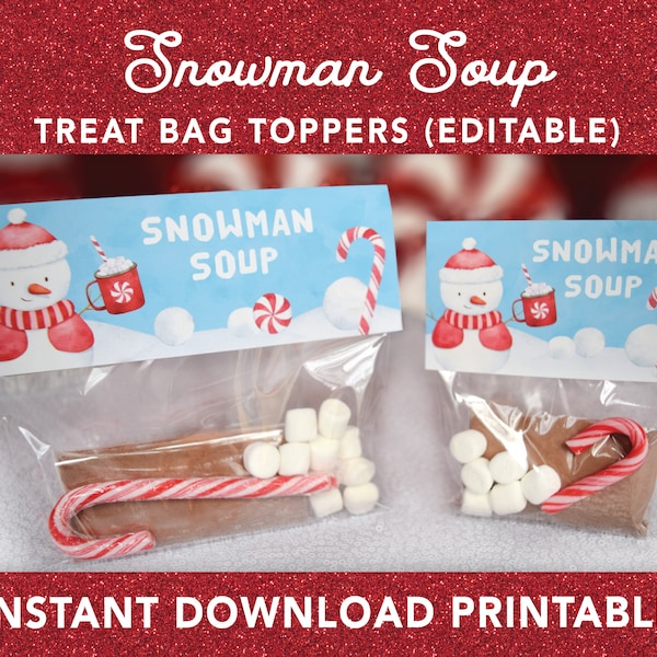Snowman Soup - Etsy