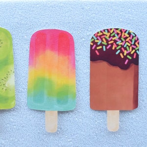 Popsicle Banner PRINTABLE, Popsicle Party Decorations, Ice Pop Garland ...